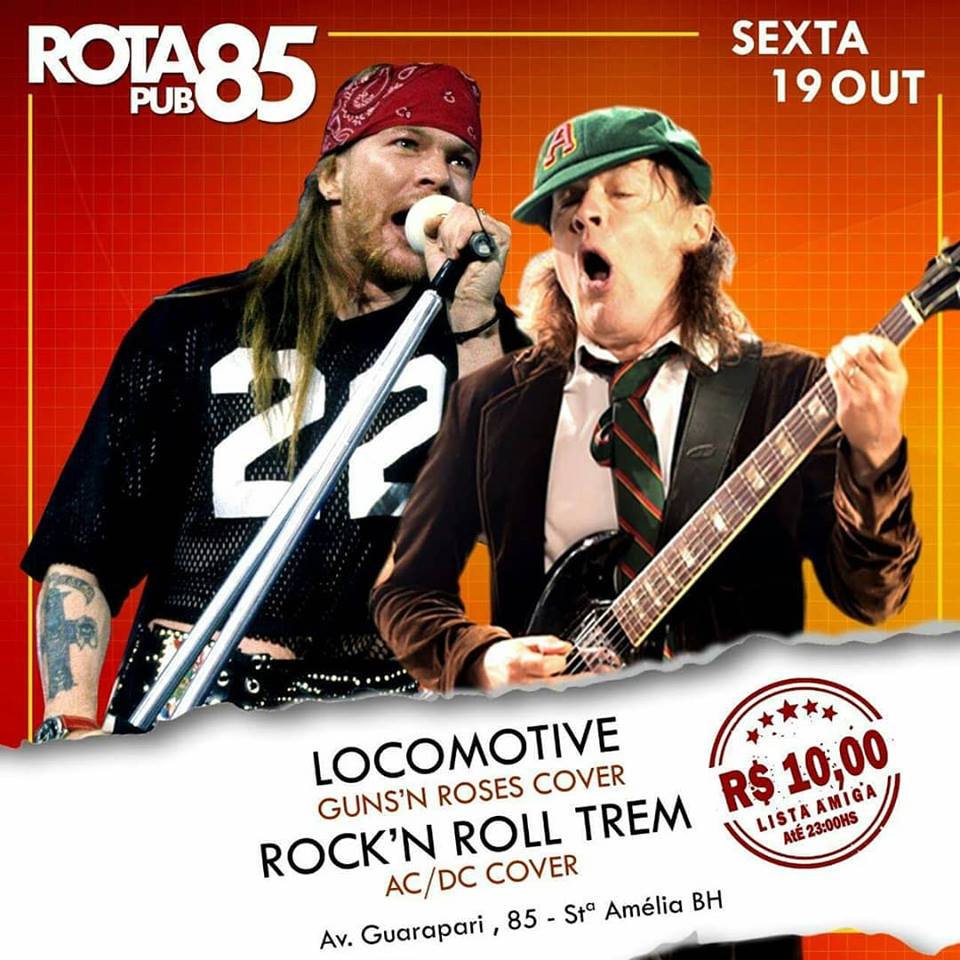 Locomotive E Rock N Roll Trem Rock E Cia
